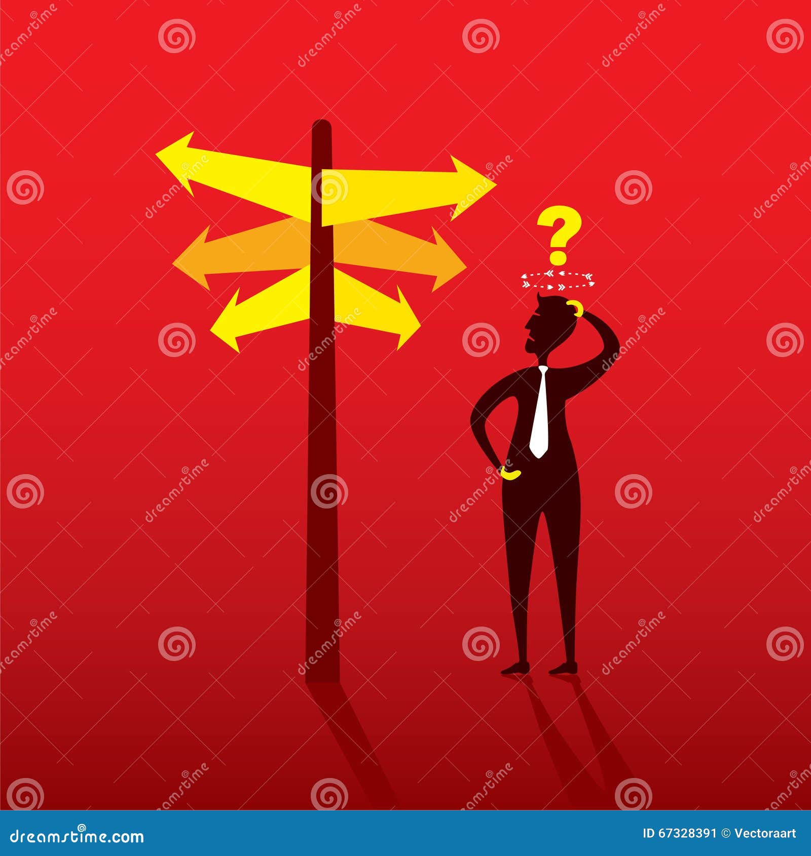 Confuse Businessmen Concept Design Stock Vector - Illustration of ... Confuse Businessmen Concept Design Stock Vector - Illustration of ...