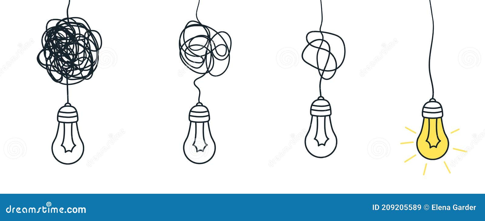 Confuse Path. Understand Simple Process. Messy or Busy Complex Stock ...