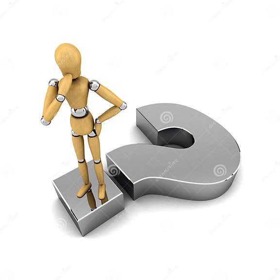 Confused stock illustration. Illustration of think, gesture - 10555285