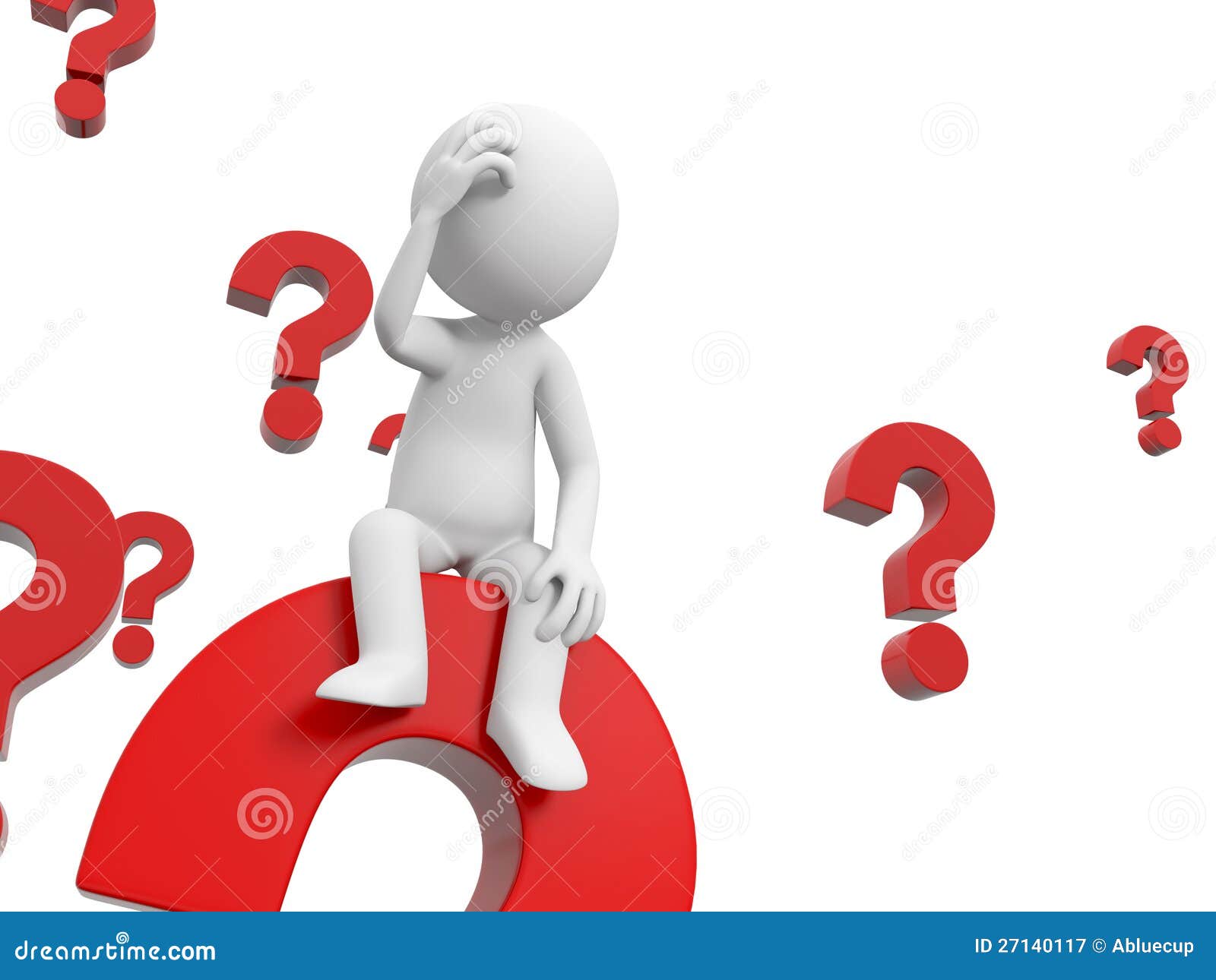 The confused stock illustration. Illustration of object - 27140117