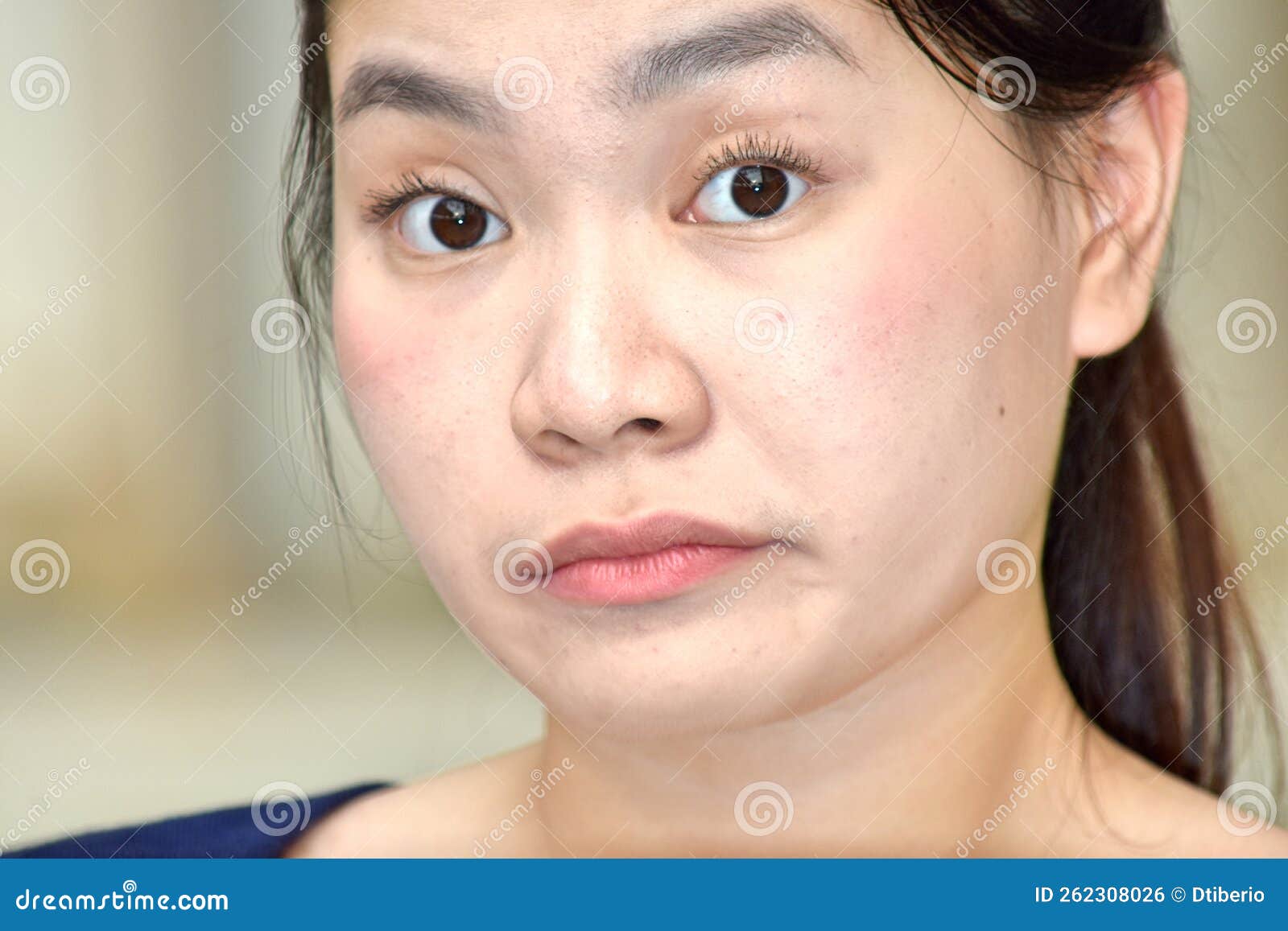 A Confused Adult Female stock photo. Image of thinking - 262308026