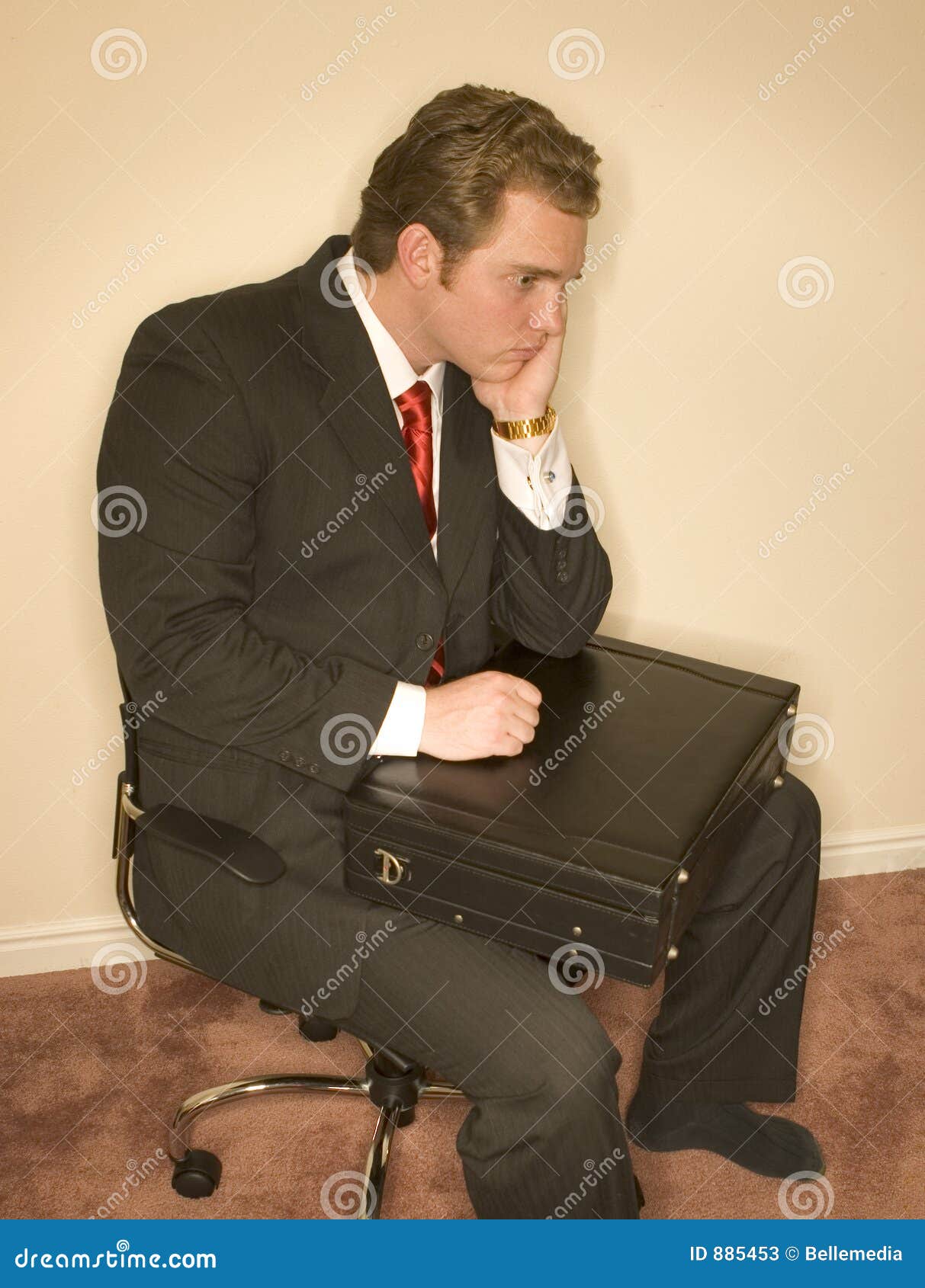 Confused Business man 2 stock image. Image of executive - 885453