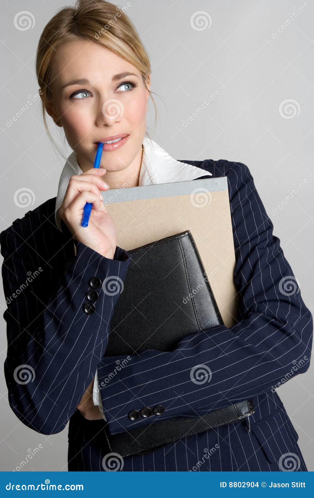 Confused Business Woman stock photo. Image of frustrated - 8802904