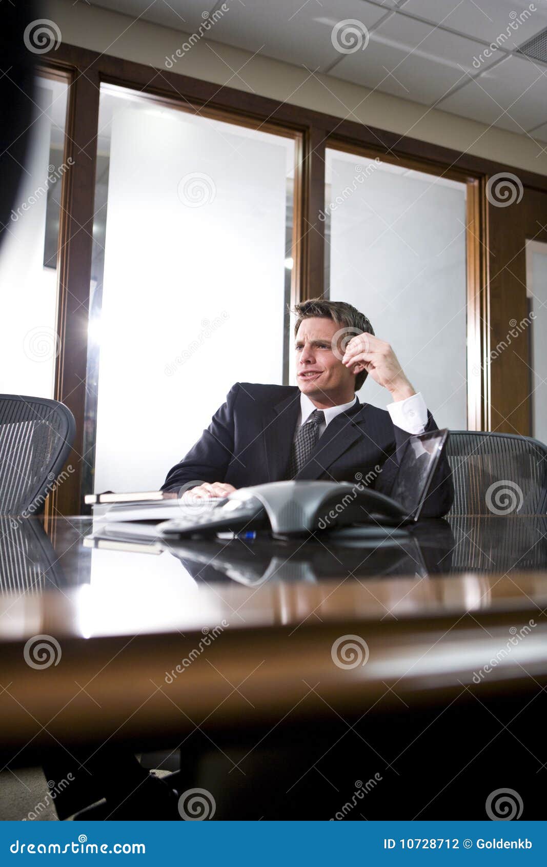 Confused businessman stock photo. Image of professional - 10728712