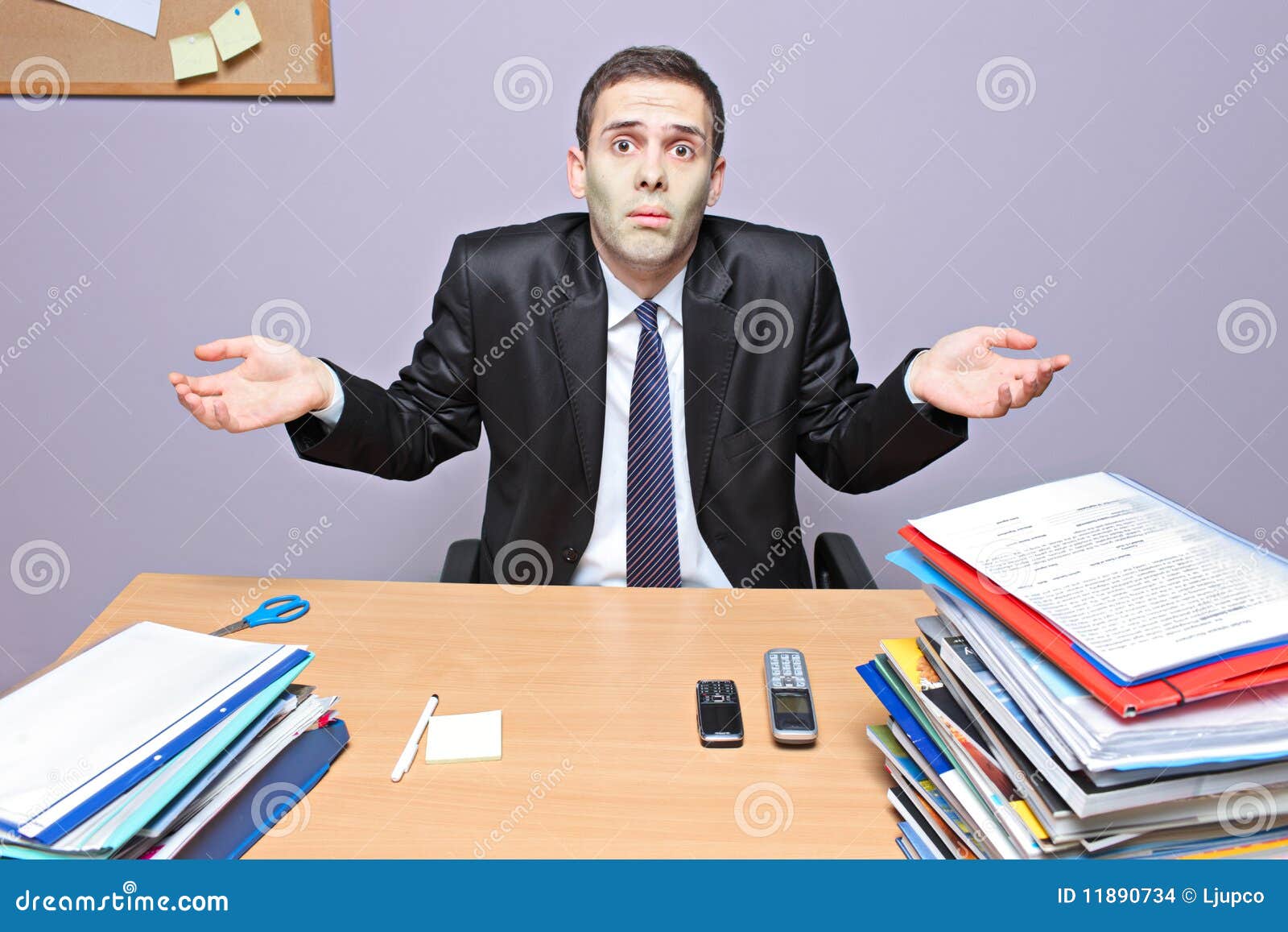 Confused businessman stock photo. Image of confused, businessman - 11890734