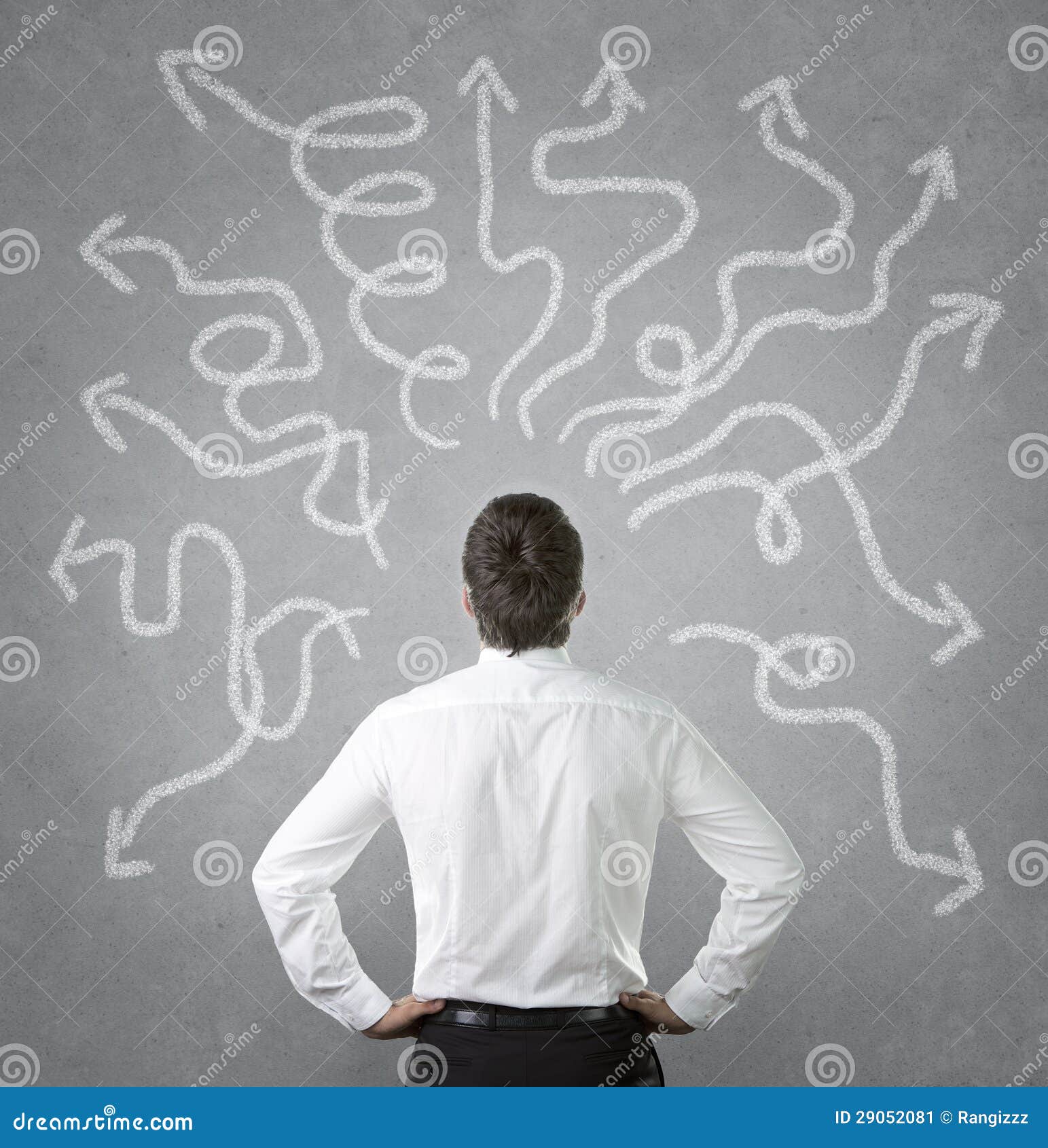 Confused businessman stock image. Image of businessman - 29052081