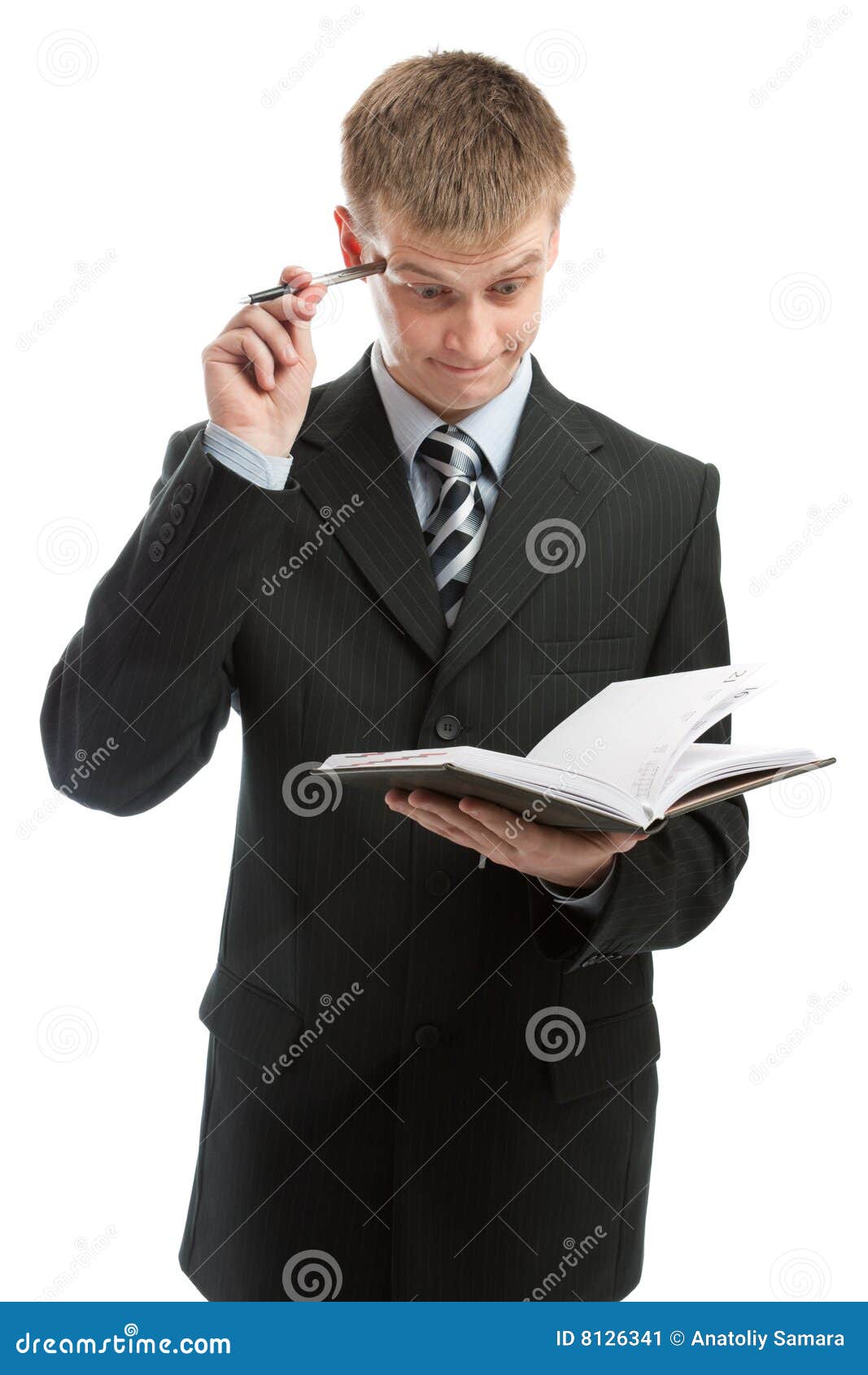 Confused businessman stock image. Image of employee, legal - 8126341