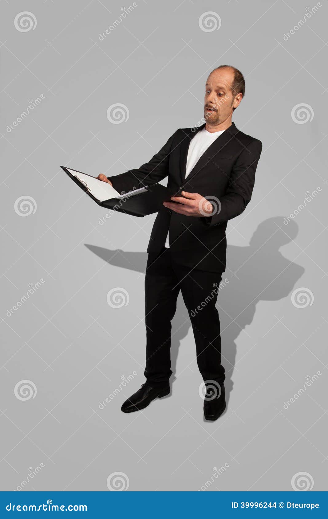Confused Businessman stock photo. Image of european, beard - 39996244