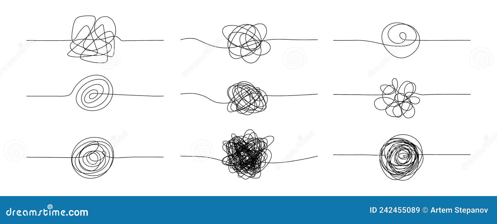 Confused Complicated Way, Chaos or Problem Concept Stock Vector ...