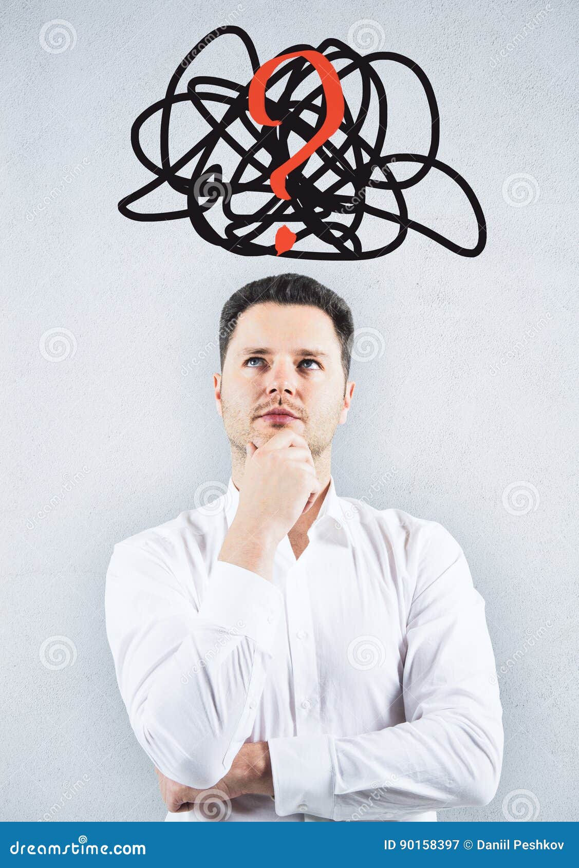 Confused concept stock image. Image of concept, confused - 90158397