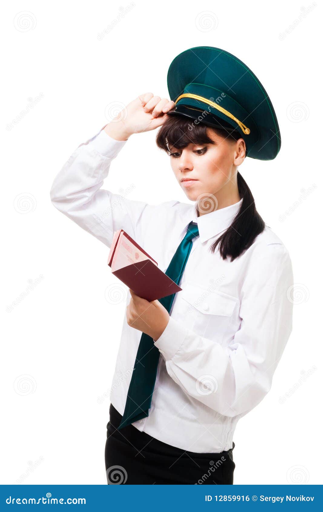 Customs Worker Team Working In Port Cargo Shipping Container Yard ...