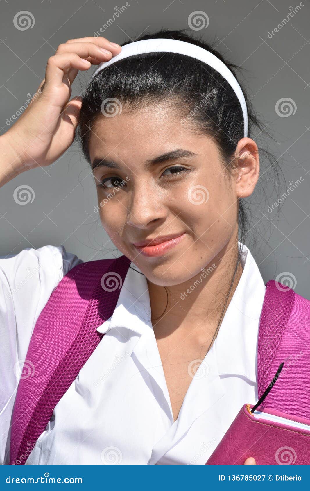 Confused Cute Person with Notebook Stock Image - Image of written ...