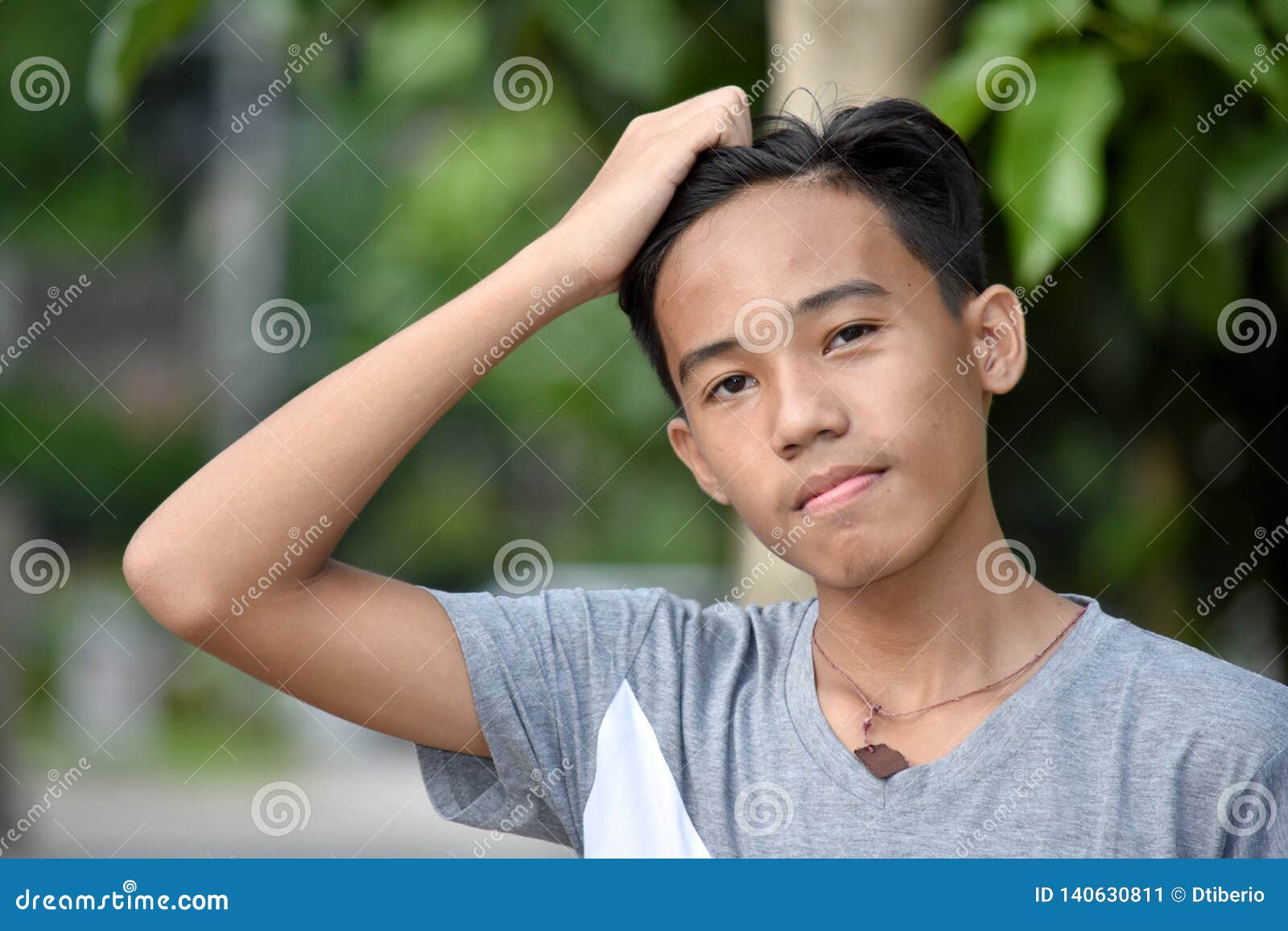 A Confused Diverse Youngster Stock Image - Image of confusion, diverse ...