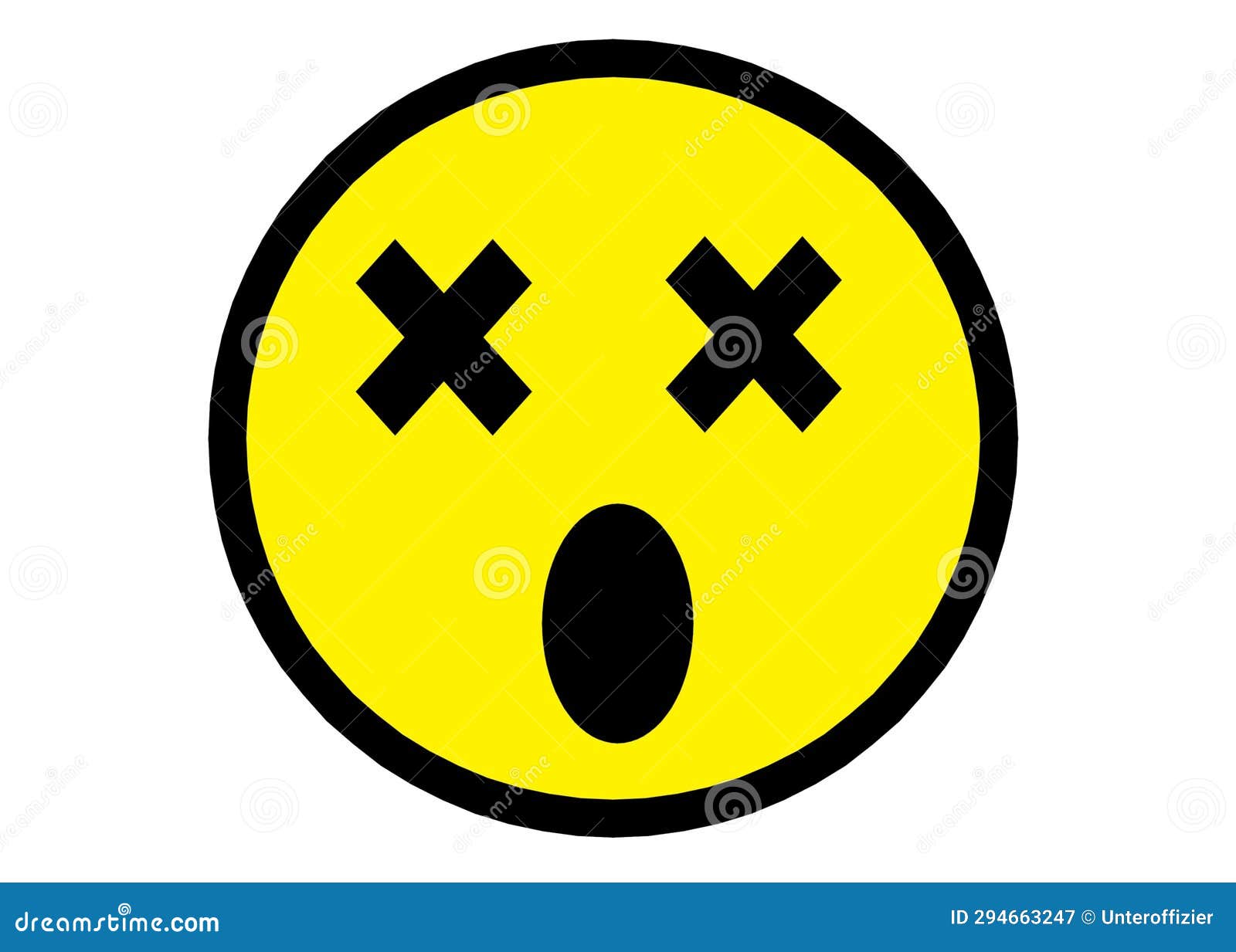 A Confused Expression Emoticon Smiley Face Expression White Backdrop ...