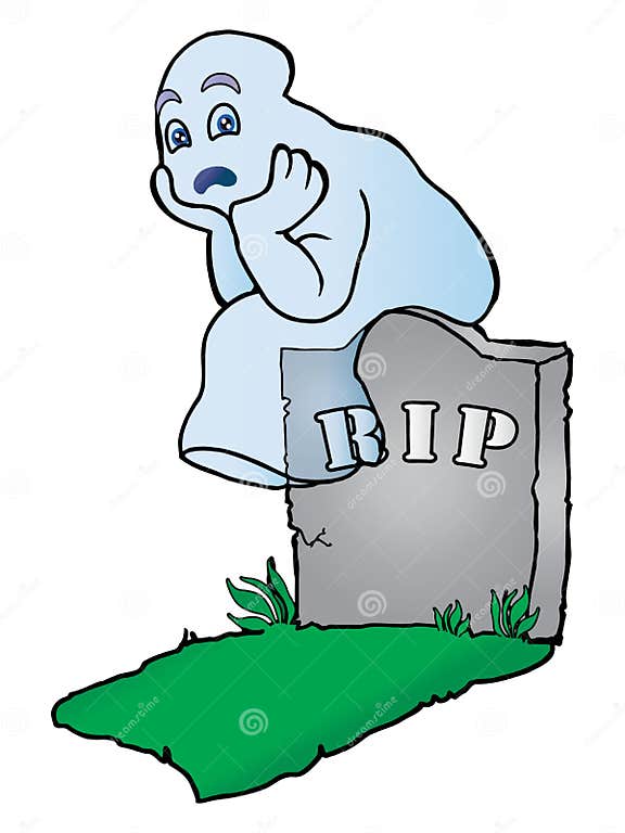 Confused ghost stock illustration. Illustration of graphics - 13756329