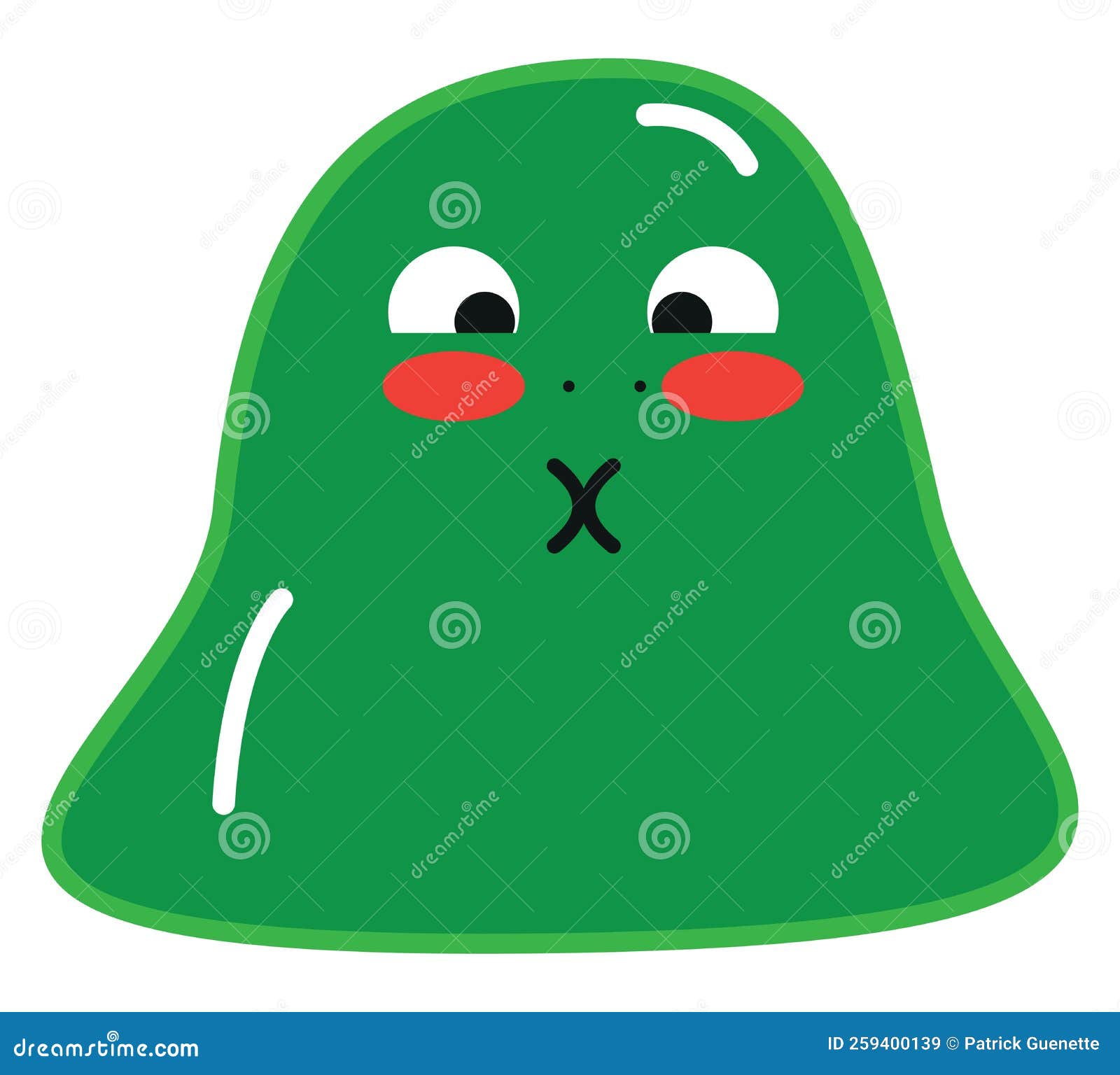 Confused Green Monster Stock Image | CartoonDealer.com #94476445