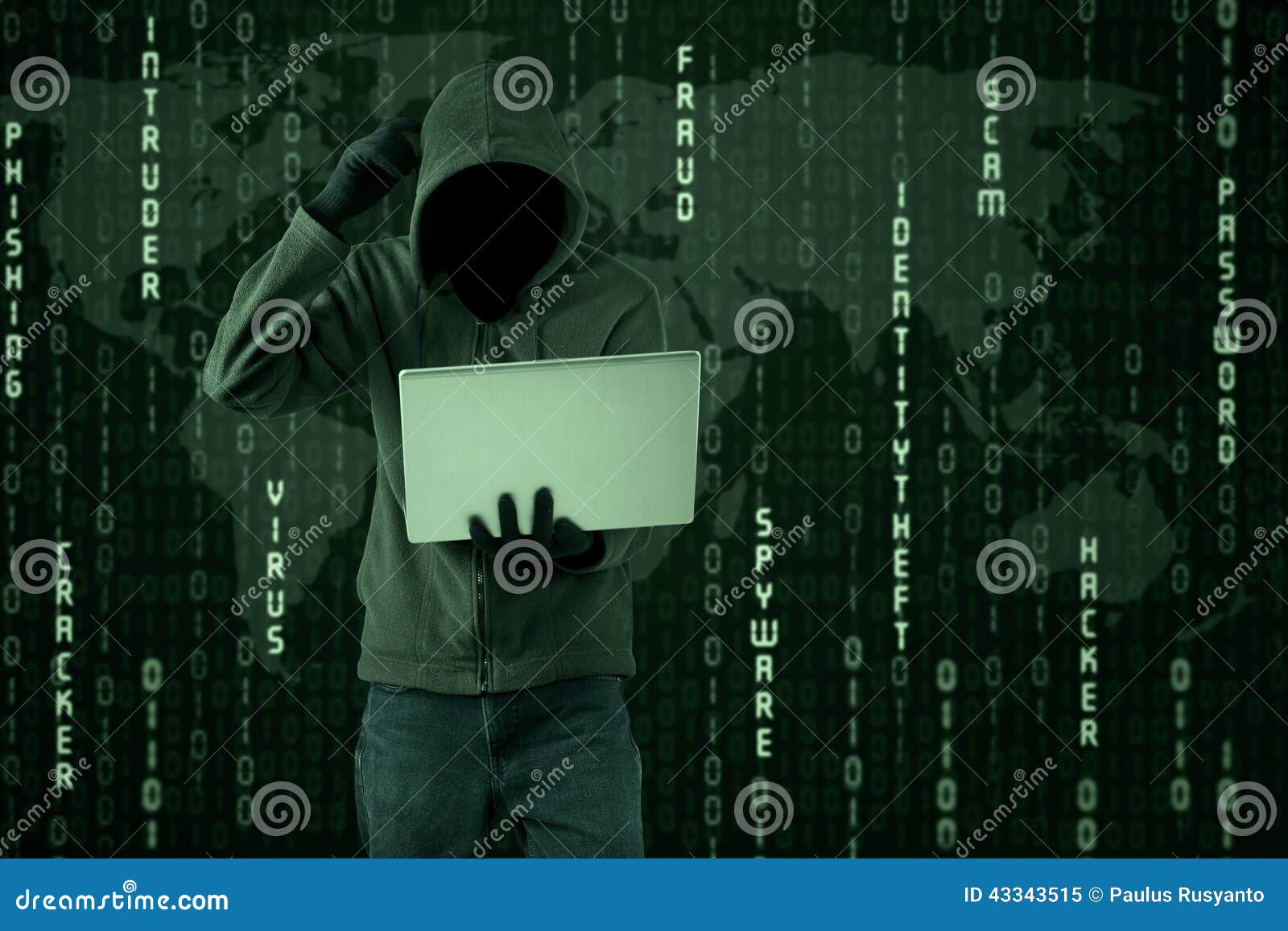 Confused hacker stock image. Image of data, coding, crime - 43343515