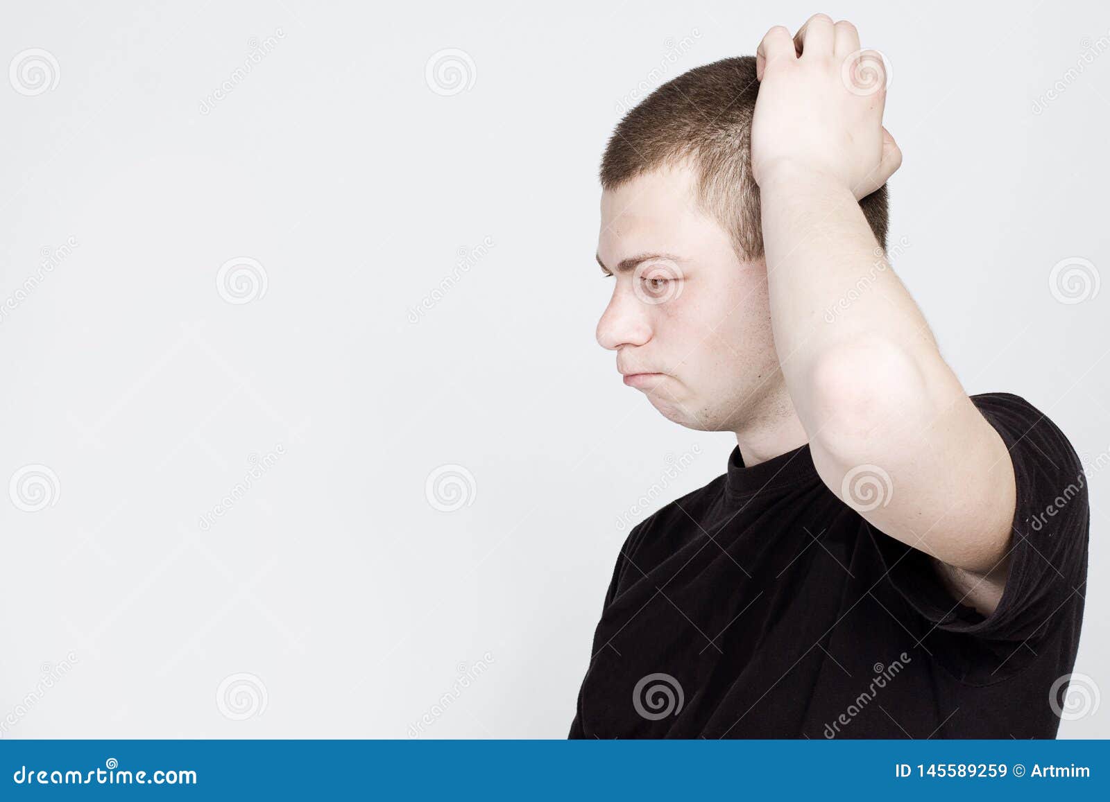 Confused Black Guy Scratching Head Just Go Inalong