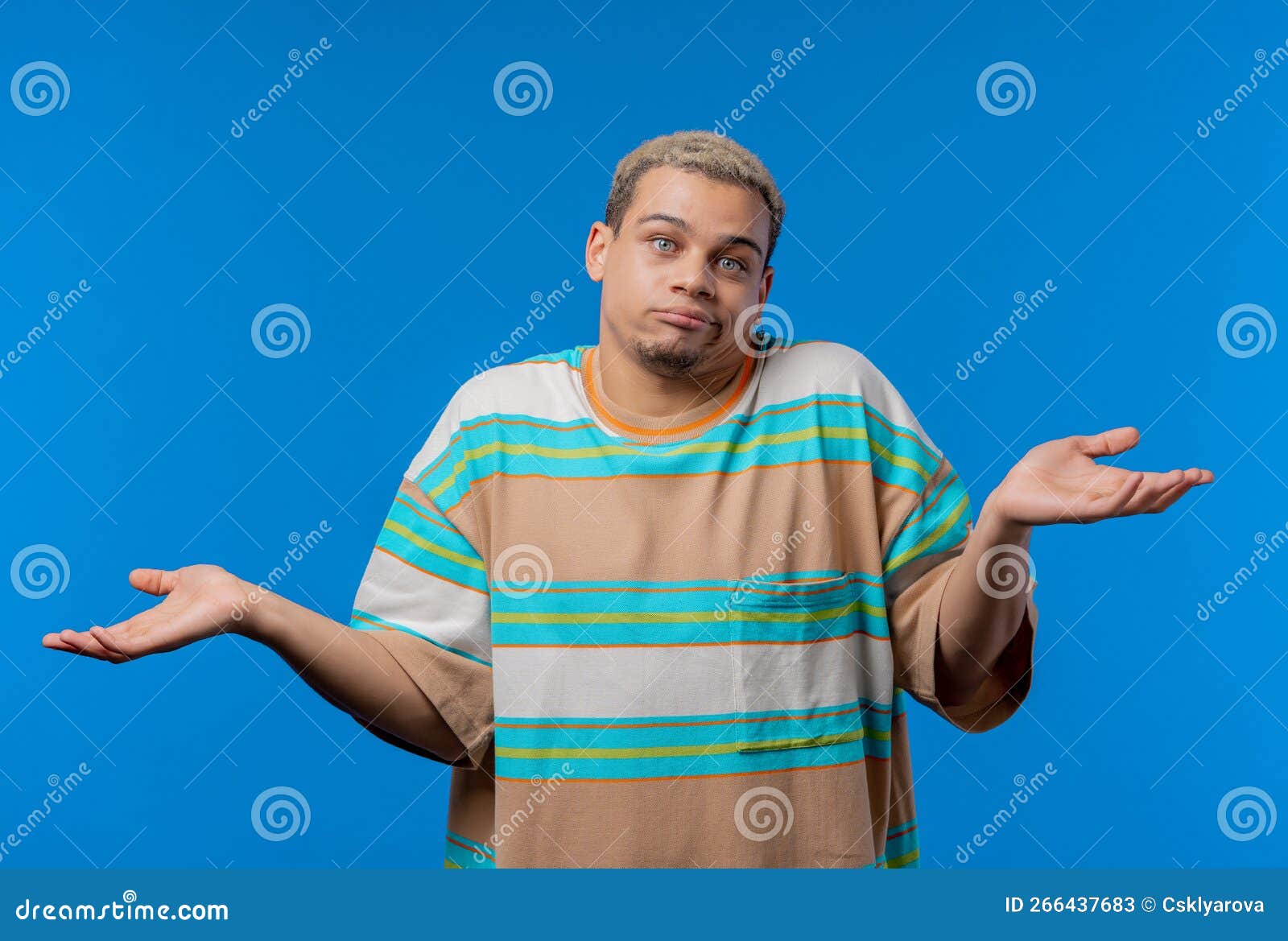 Confused Man, Shoulders Up - Can& X27;t Help, Makes Gesture of I Dont ...