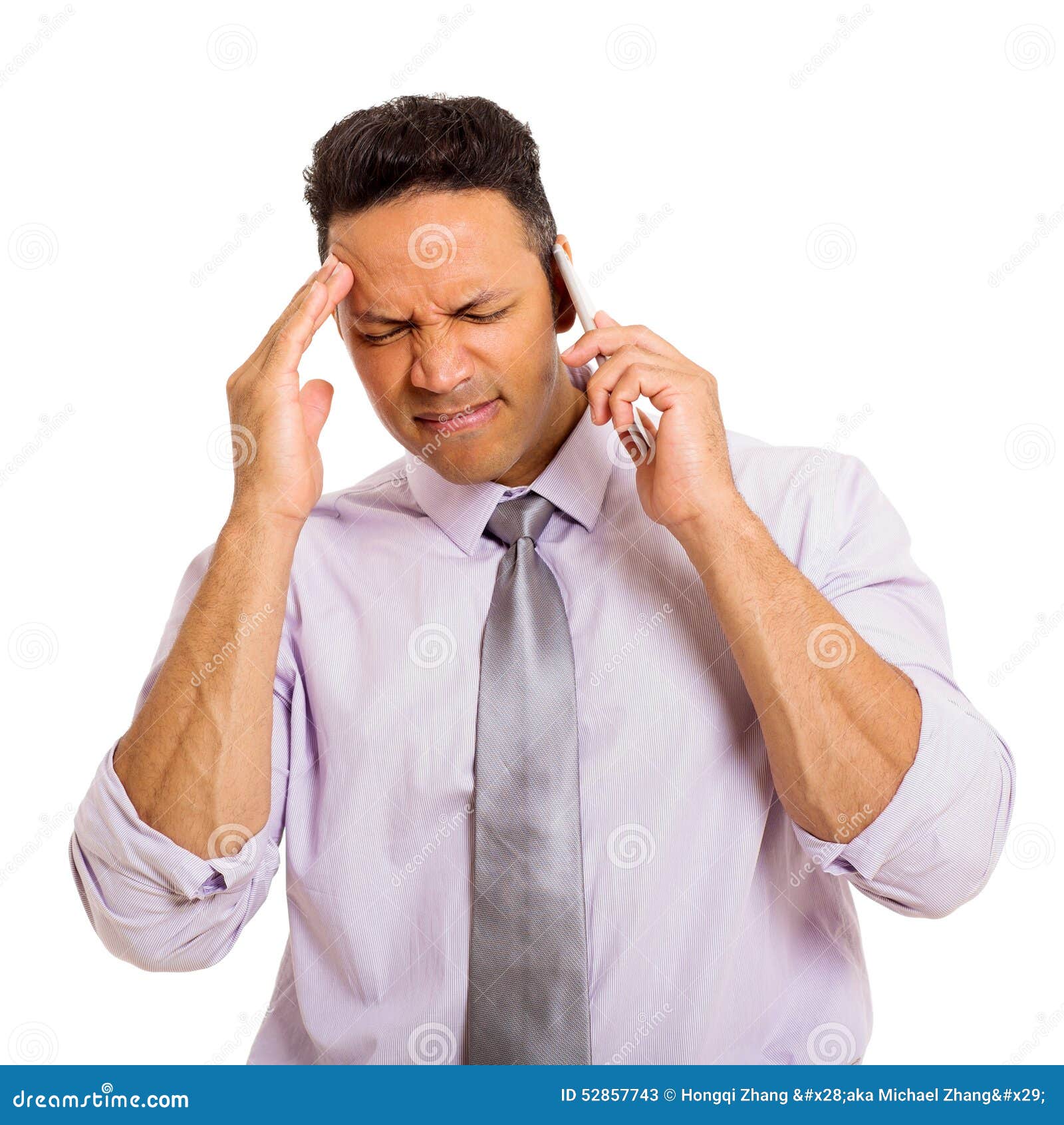 Confused man talking stock image. Image of mature, adult - 52857743