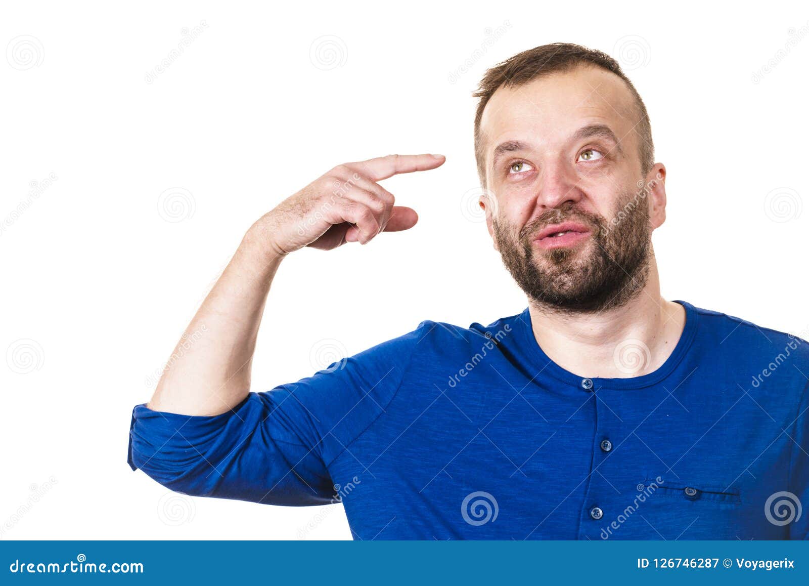Confused man thinking stock image. Image of question - 126746287