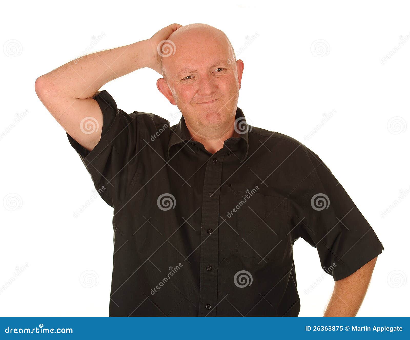 Confused Man Stock Image | CartoonDealer.com #7600171