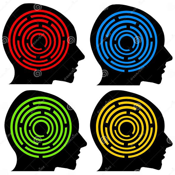 Confused mind stock illustration. Illustration of doubts - 30377005