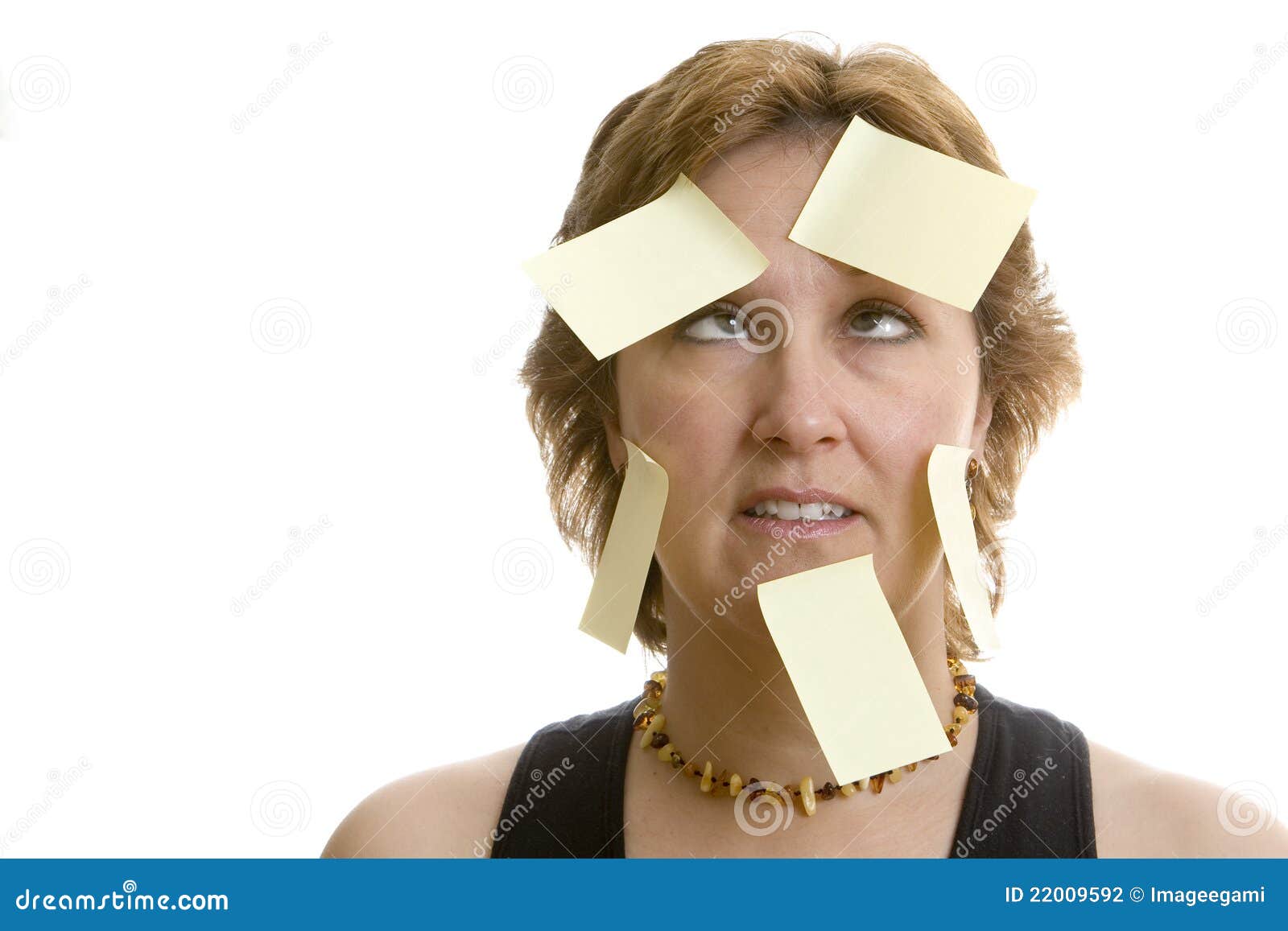 Confused office worker stock photo. Image of message - 22009592