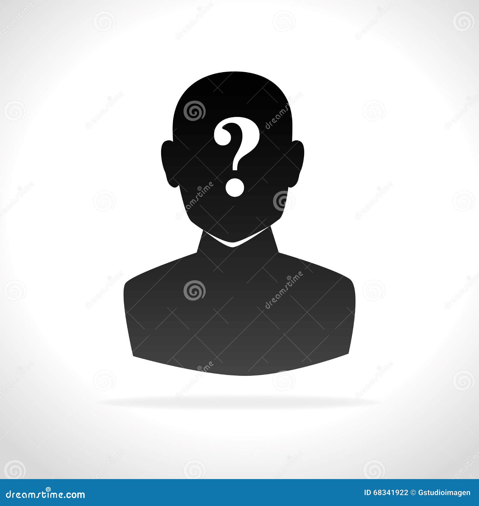 Confused person design stock vector. Illustration of search - 68341922