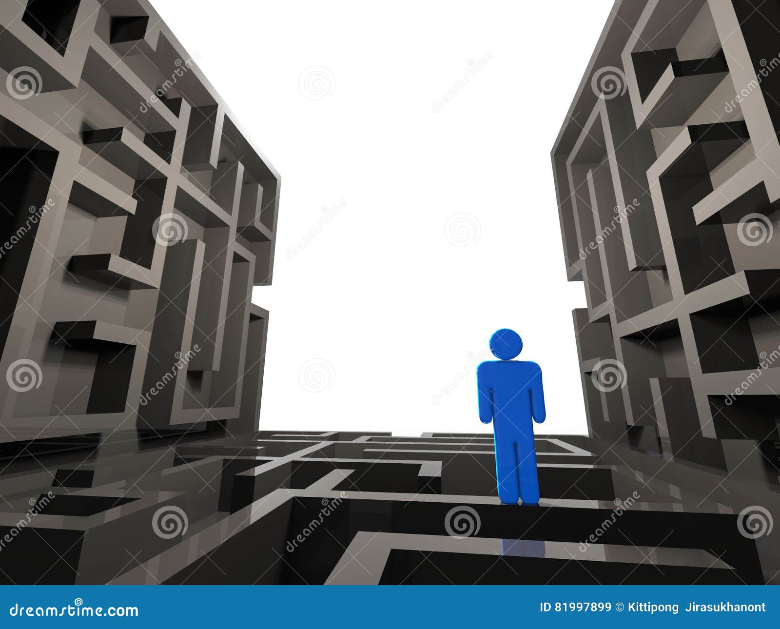 Confused Person Outline Icon Vector Illustration | CartoonDealer.com ...