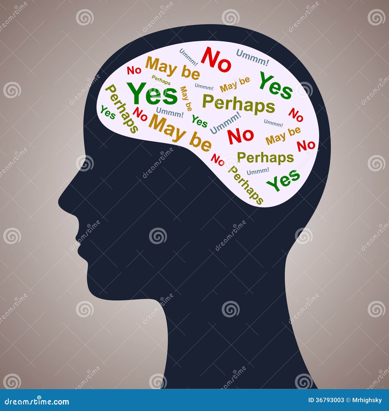 Confused Personality stock vector. Illustration of vector - 36793003