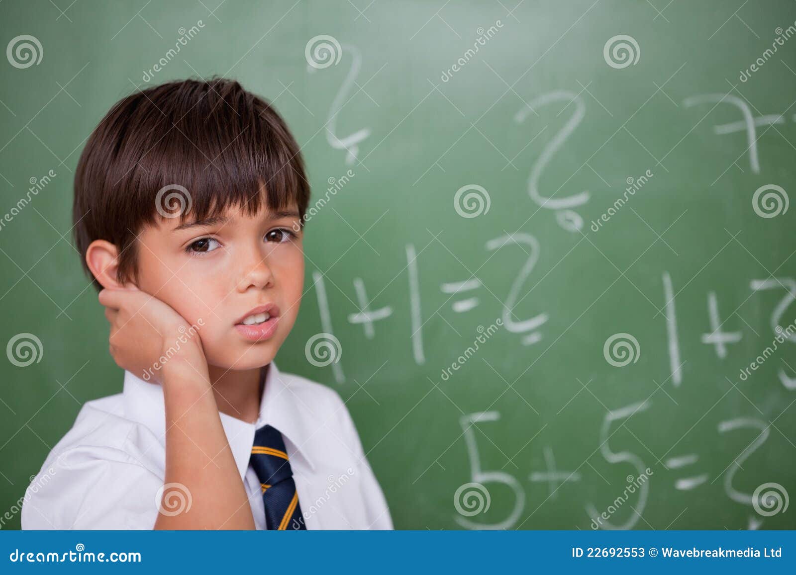 Confused Schoolboy Stock Photography | CartoonDealer.com #13494026