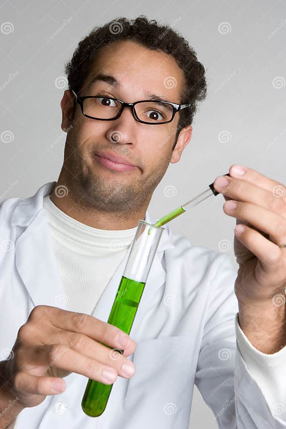 Confused Scientist stock photo. Image of experiment, crazy - 10260796