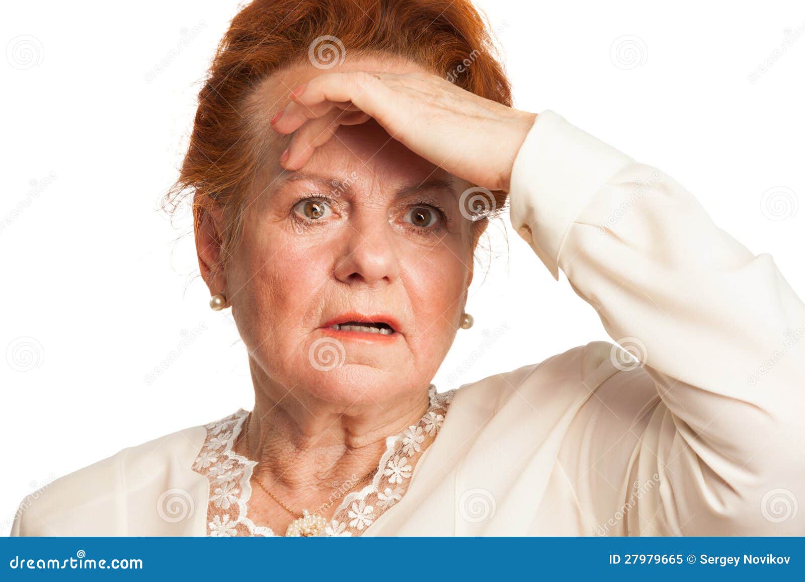 Confused senior woman stock image. Image of granma, loss - 27979665