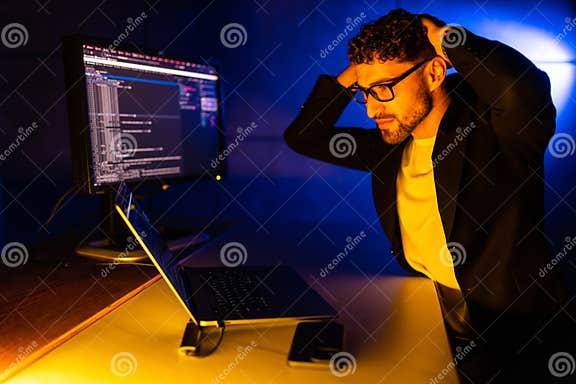 Confused Serious Professional Programmer L Improving Debugging Service Experience Dark Loft ...