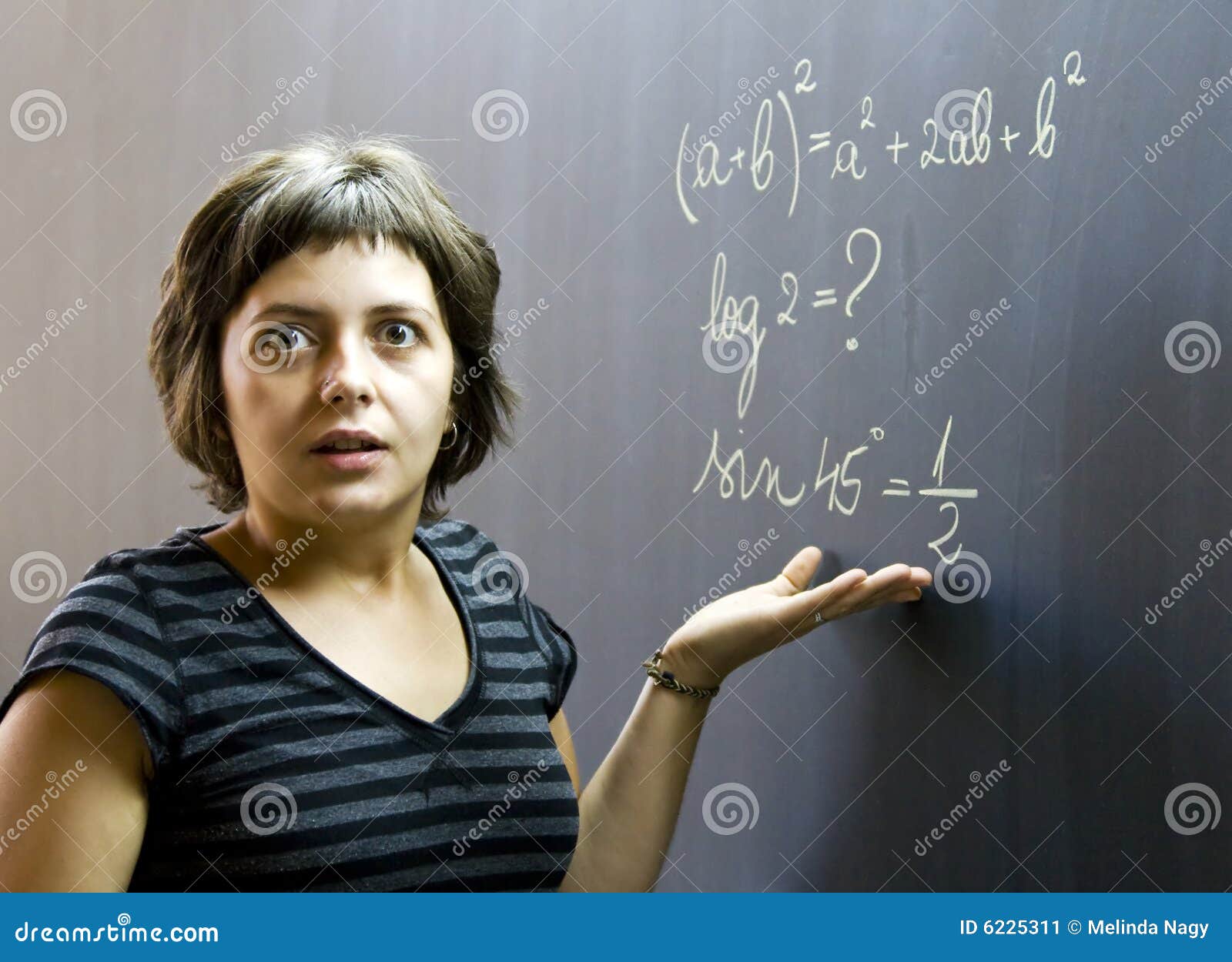 Confused student stock image. Image of classroom, teach - 6225311