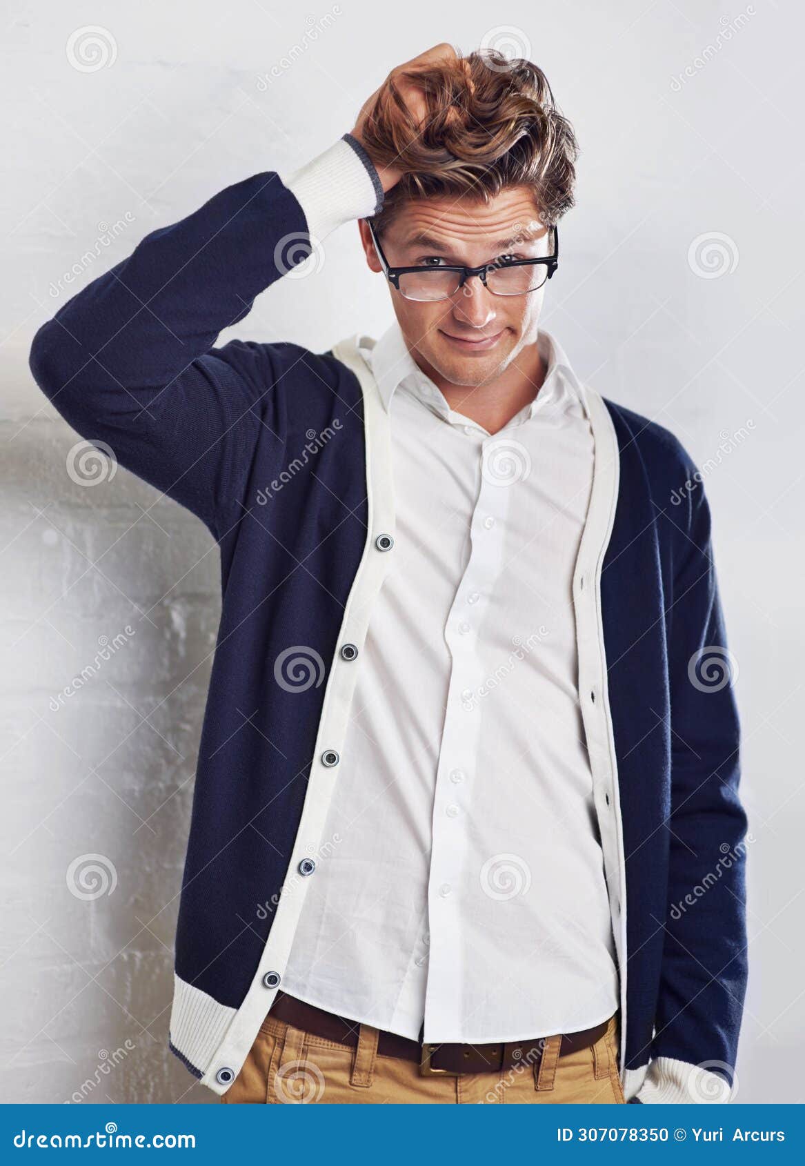 Confused, Thinking and Portrait of Man with Scratching Head, Gesture or ...