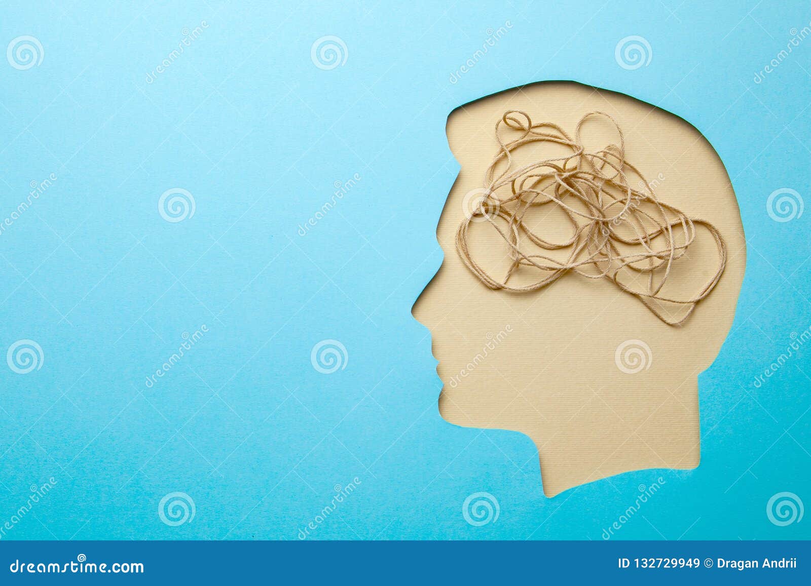 Confused Thoughts in My Head. Inability To Express Your Thoughts Stock ...