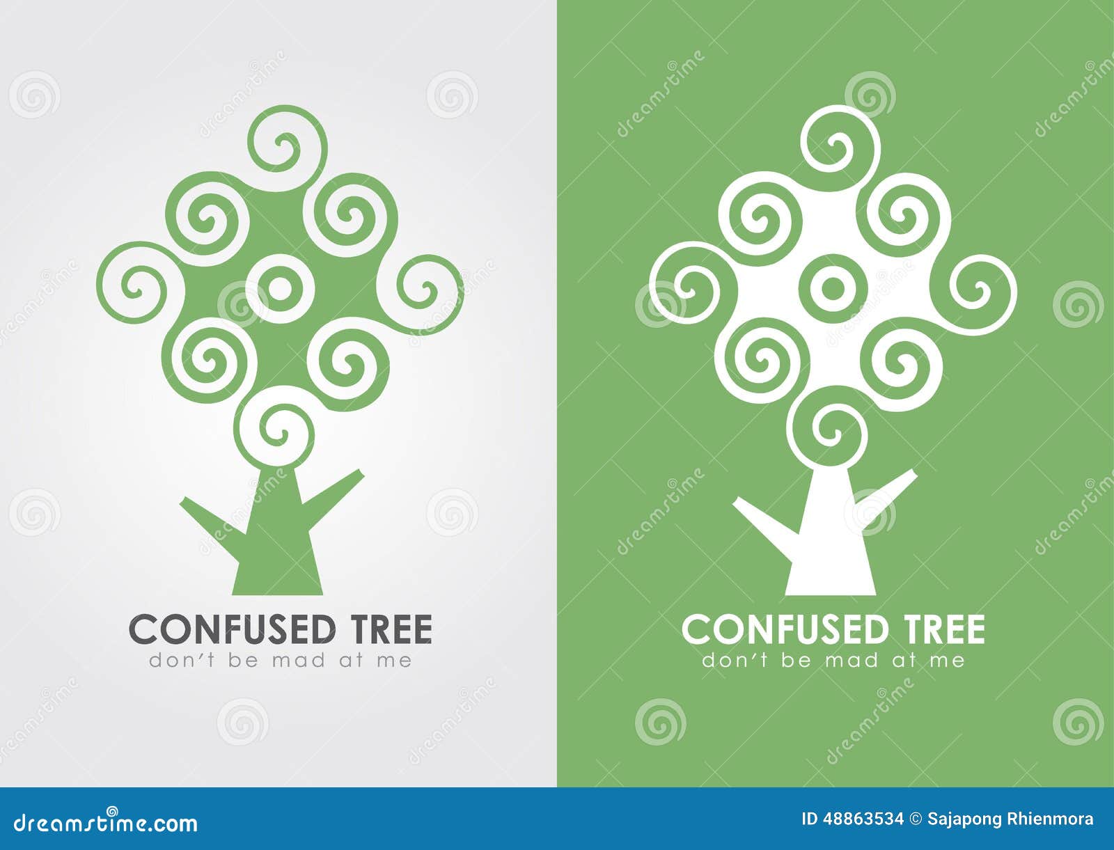 Confused Green Monster Stock Image | CartoonDealer.com #94476445