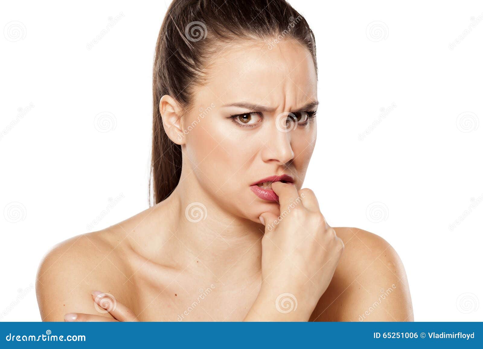Confused and unsure stock photo. Image of background - 65251006
