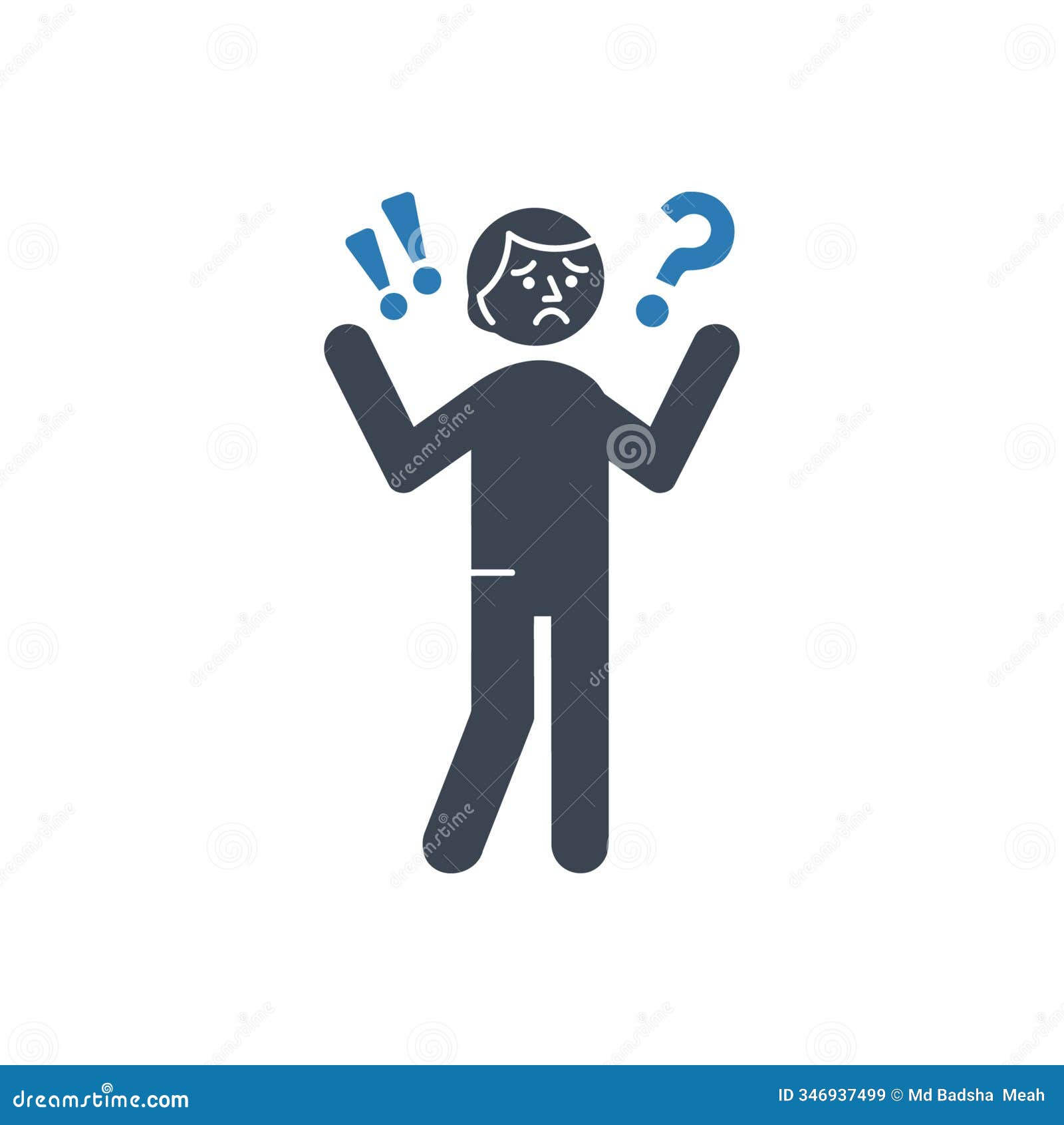 Man Sitting Icon. Person Sit Bench Chair Wait Waiting Seat Patience ...