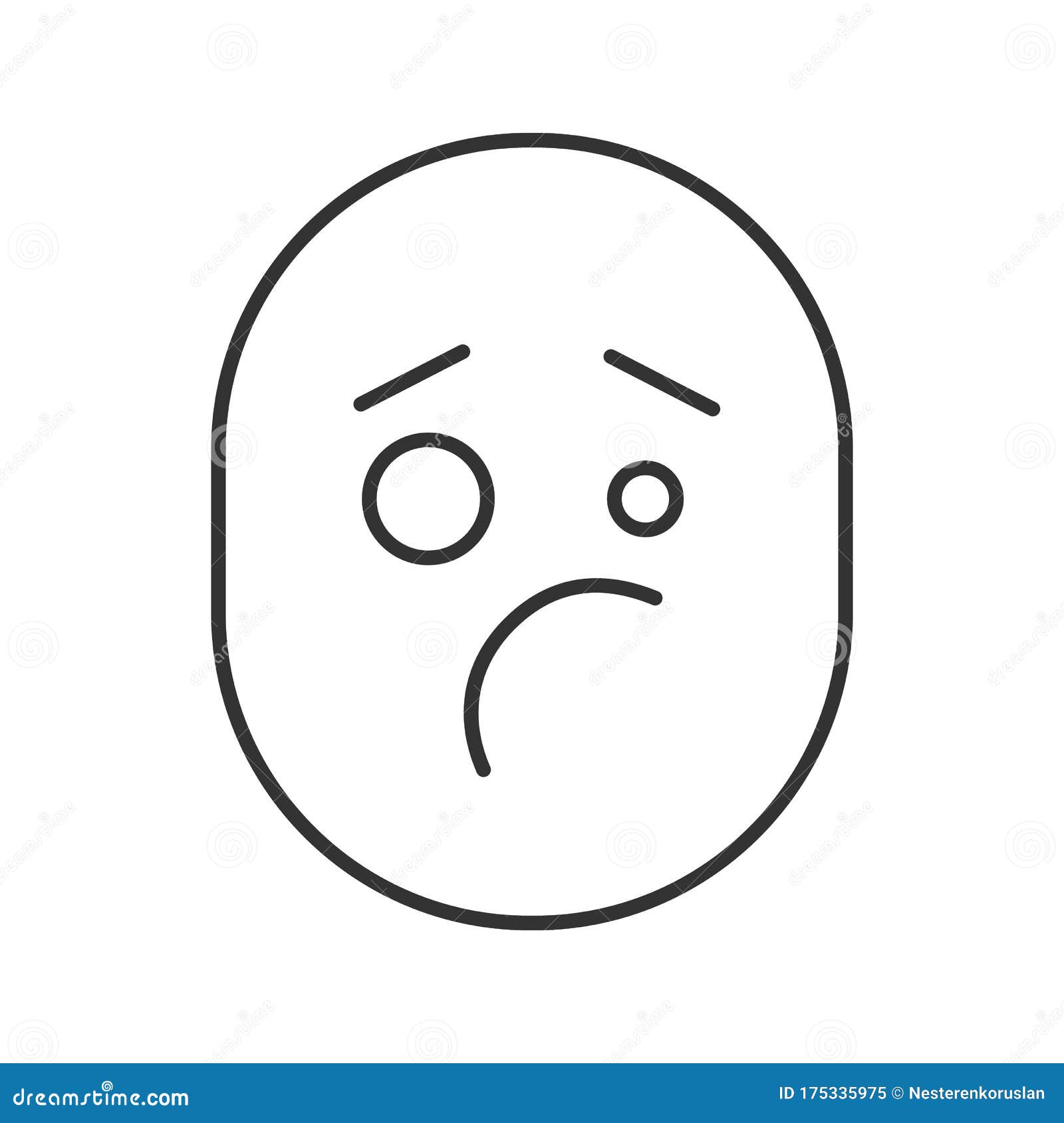 Linear Confused Emoji Icon From Emoji Outline Collection. Thin Line ... Linear Confused Emoji Icon From Emoji Outline Collection. Thin Line ...