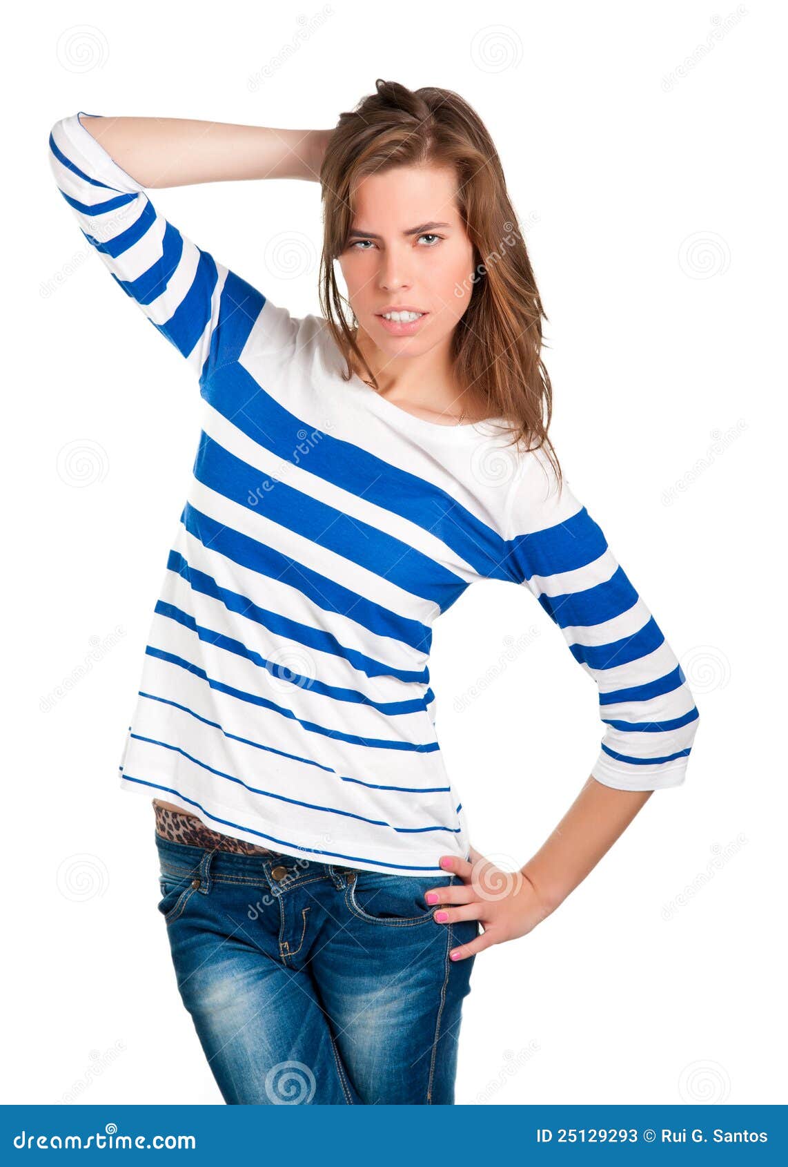 Confused Woman stock image. Image of attractive, shocked - 25129293