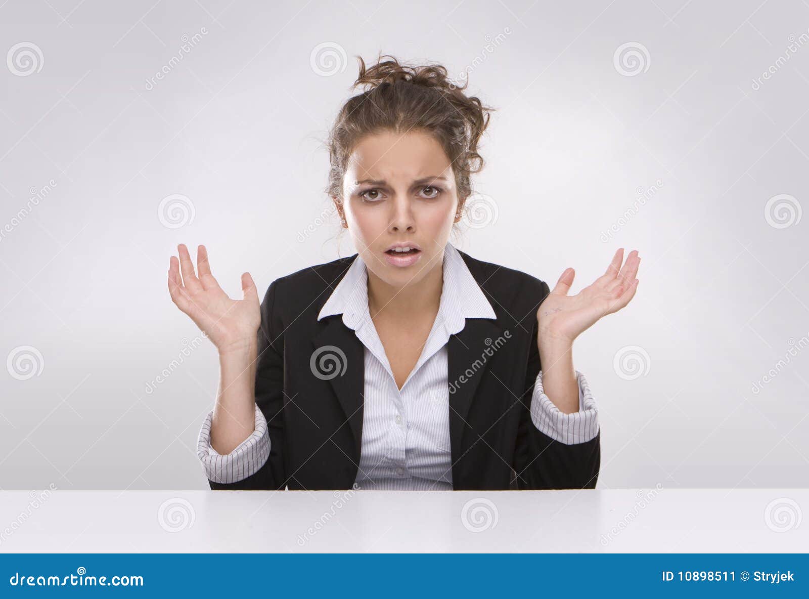 Confused Worker Stock Image - Image: 10898511