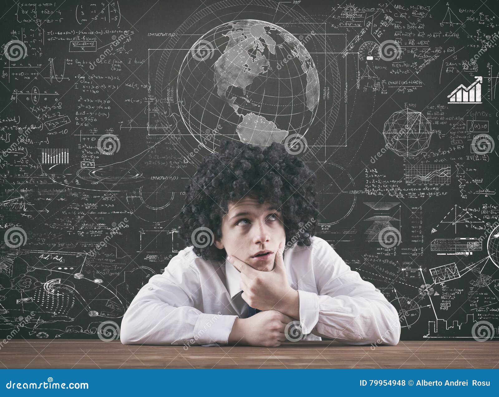 Confused young man stock photo. Image of caucasian, mathematical - 79954948