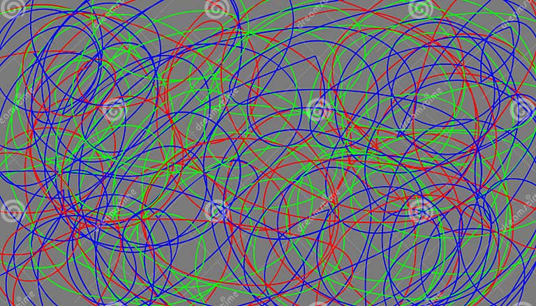 Confusing Background, Complex Pattern, Doodle Backdrop Stock Vector ...