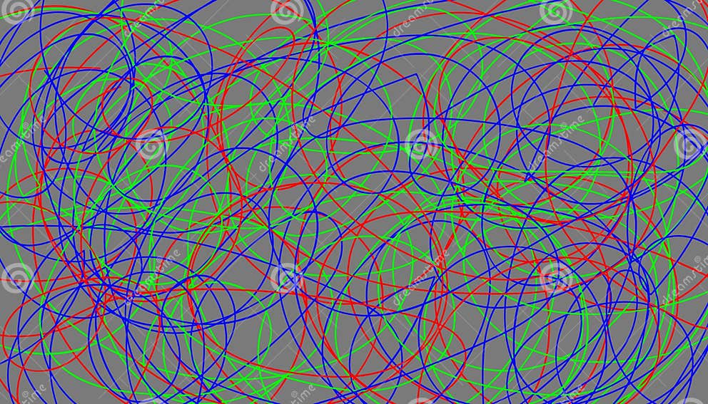 Confusing Background, Complex Pattern, Doodle Backdrop Stock Vector ...