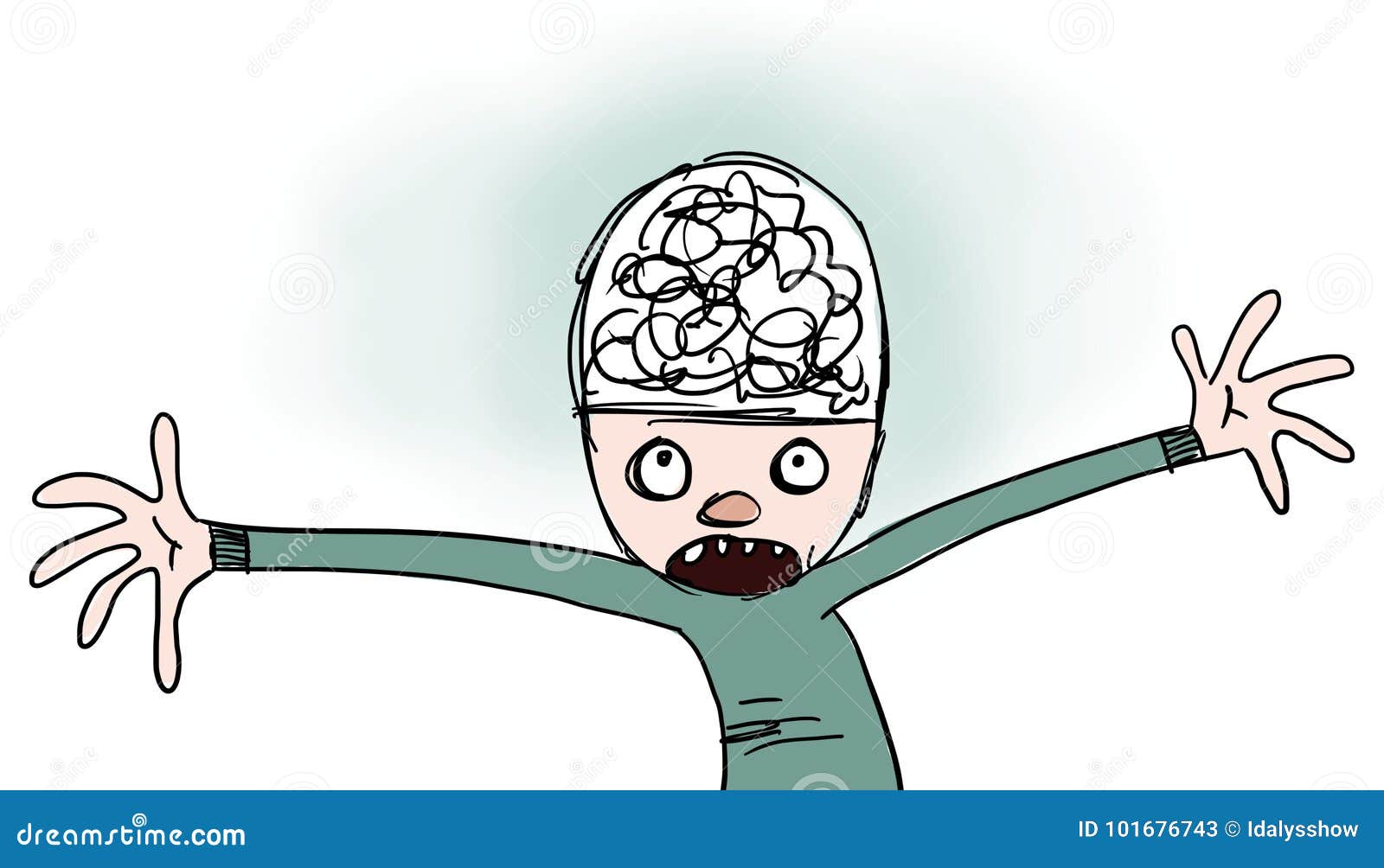 Confusing Ideas Illustration Stock Illustration - Illustration of ...