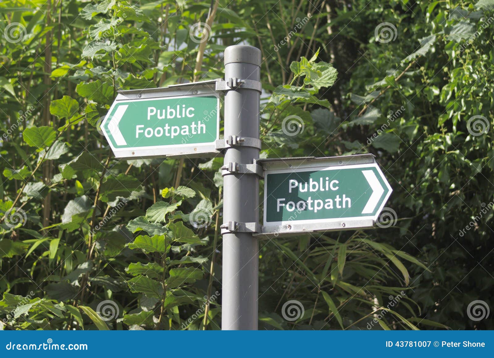 Confusing Public Footpath Sign Stock Image - Image of public, ramble ...
