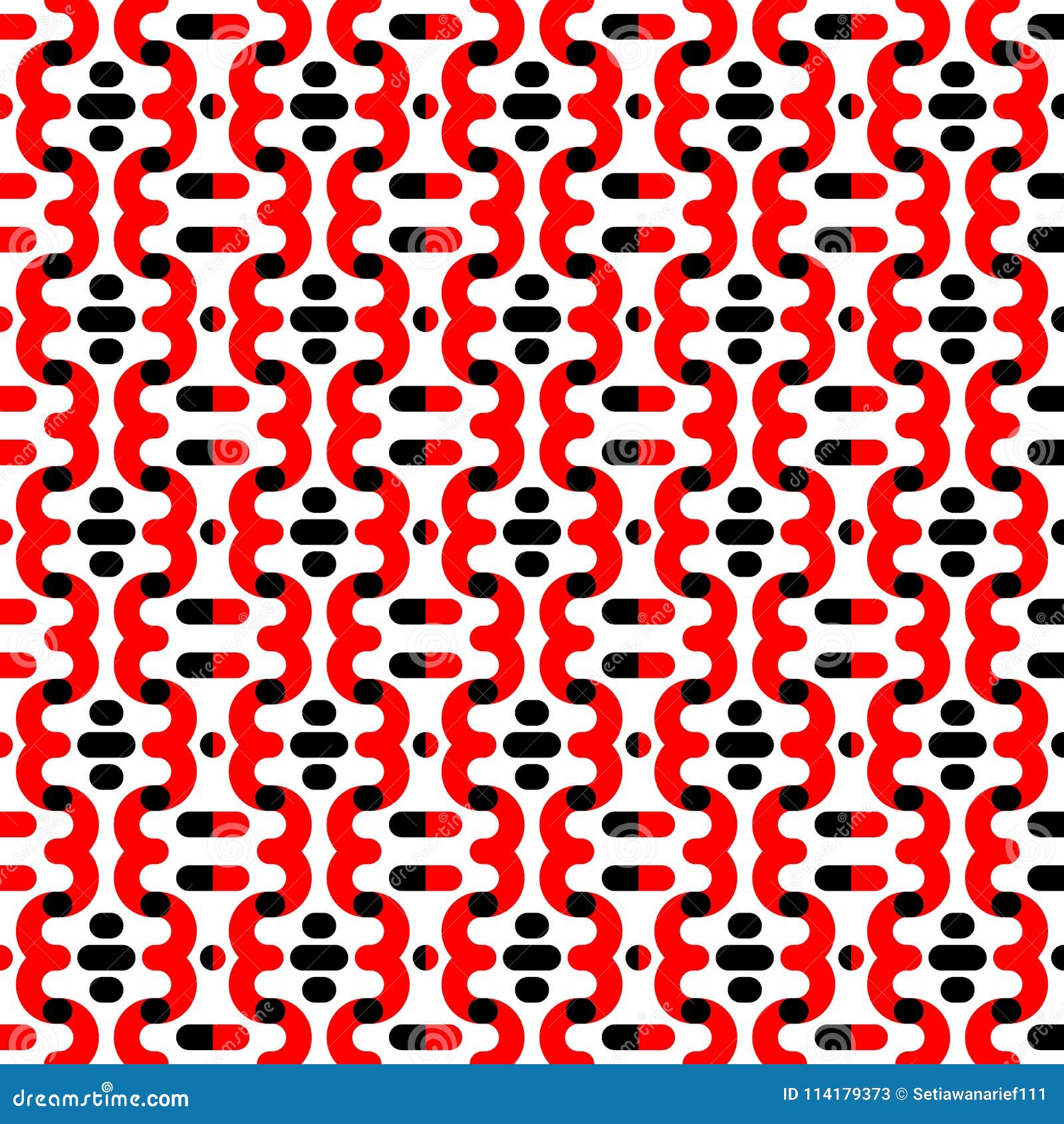 Confusing Red Black Pattern Design Concept Stock Vector - Illustration ...